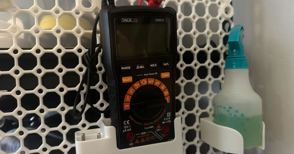 Multiboard Multimeter Mount by zyzzyva | Download free STL model ...