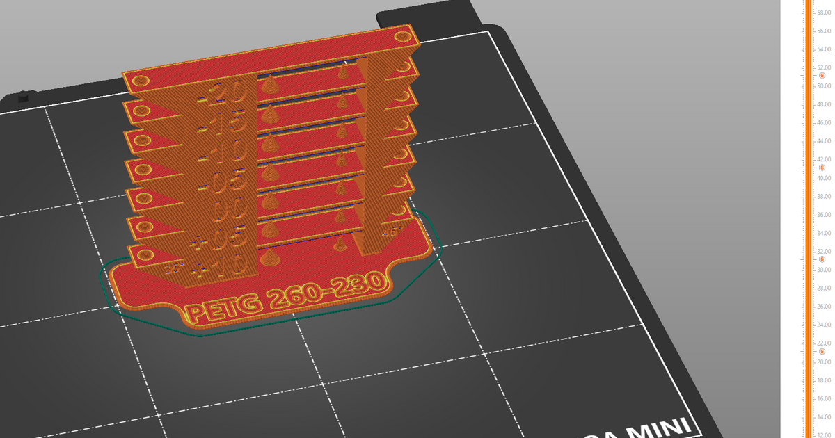 Prusa Mini+ Prusaslicer Temperature Tower (All-in-one) autorstwa HuKru | Pobierz darmowy model ...