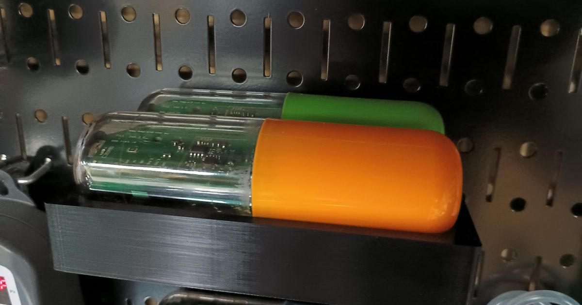 Rapt Pill Wall Control Storage by k-os | Download free STL model ...