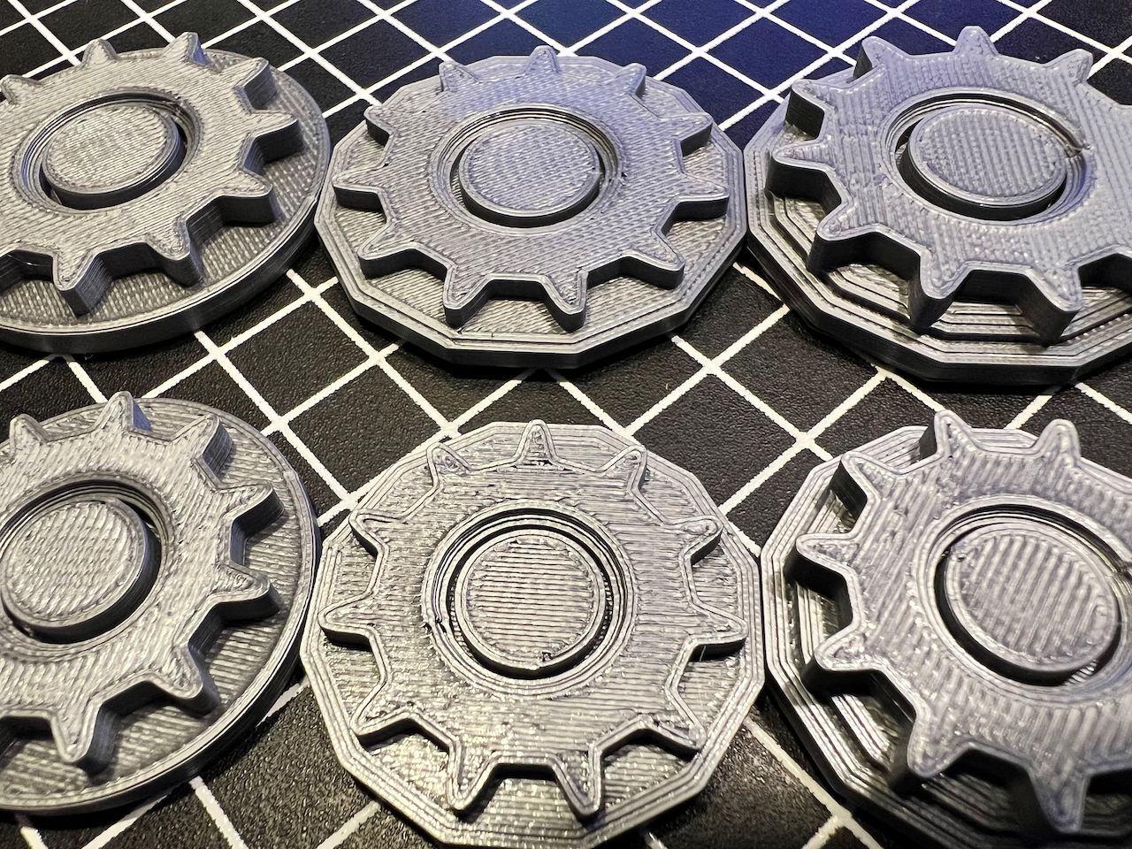 Miniature Bases Gear Pattern by RobertusMaximus | Download free STL ...