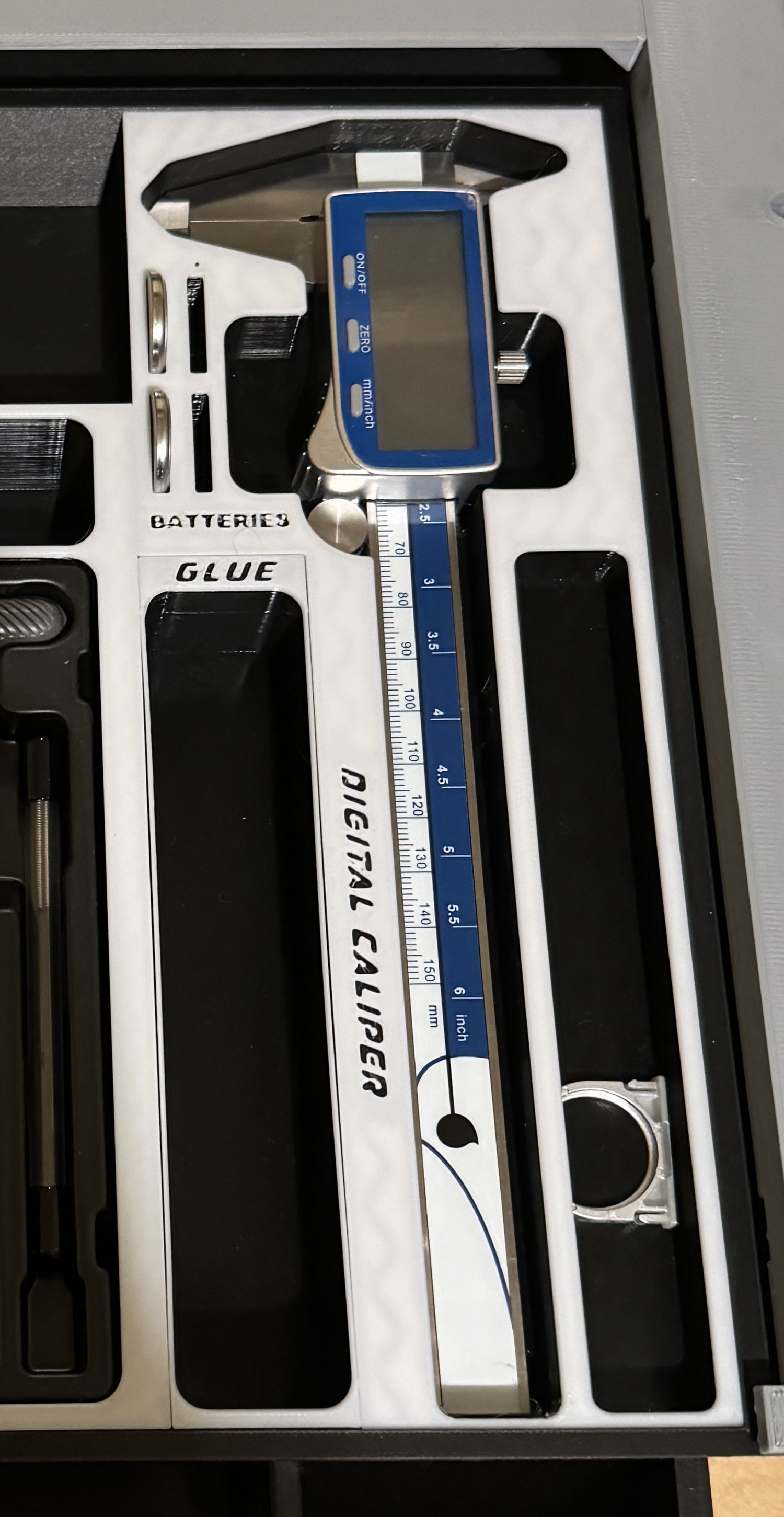 [BaBo] organizer insert large digital caliper with Batteries by ...