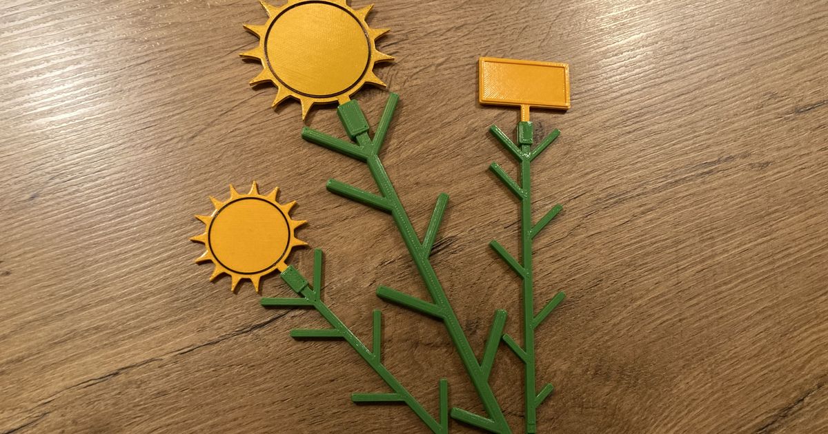 Stackable plant support by Viktor M. | Download free STL model ...