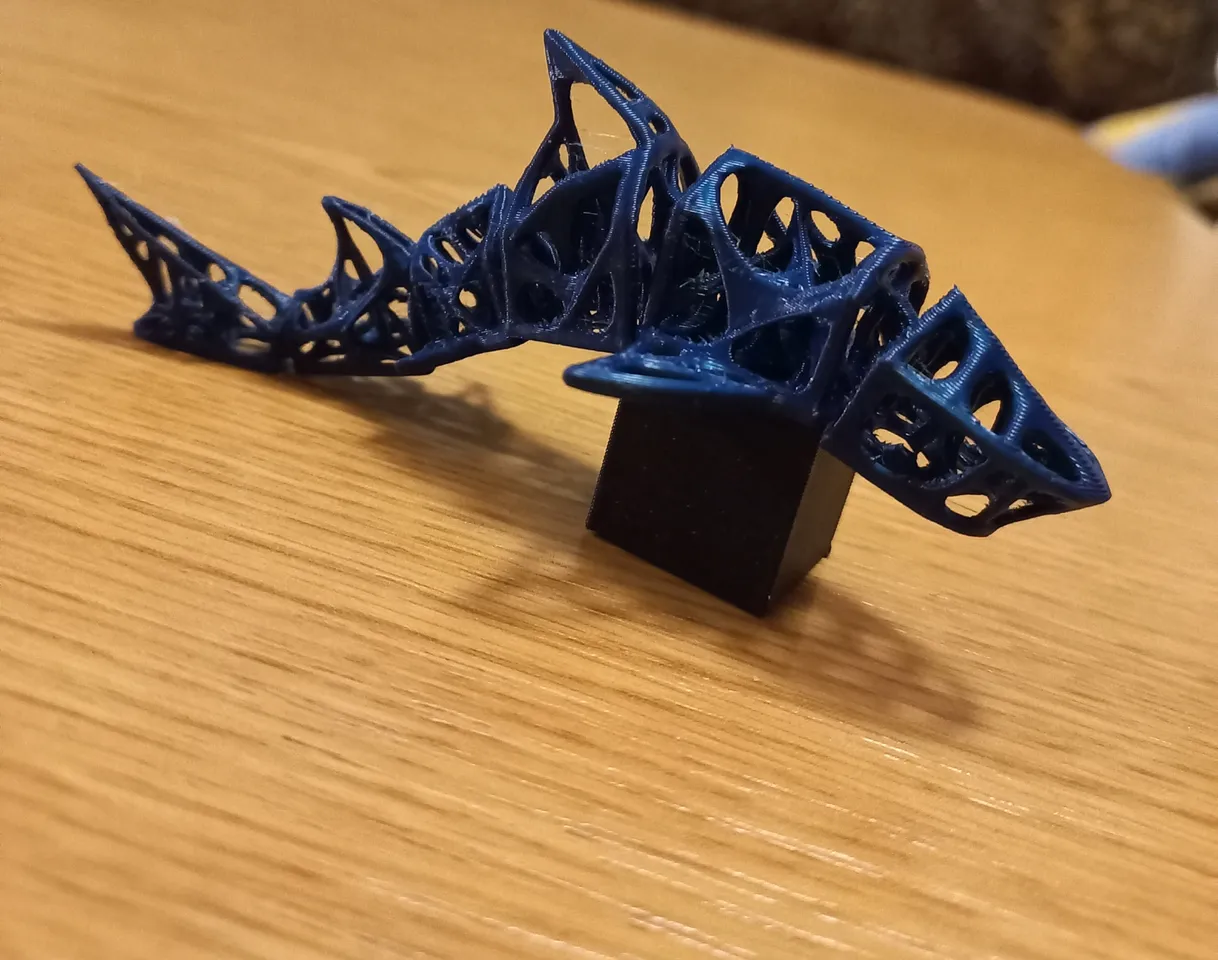 Articulated Voronoi Shark by Solid3D | Download free STL model ...