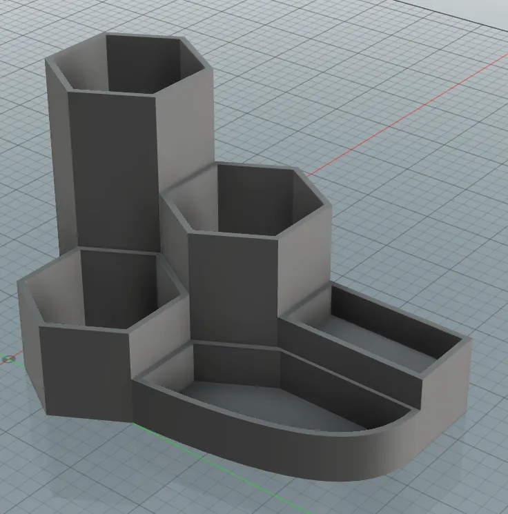 simple Desk Organizer by Raik | Download free STL model | Printables.com