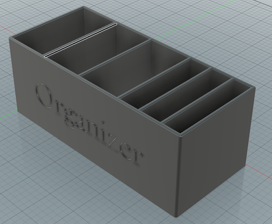 Organizer by Raik | Download free STL model | Printables.com