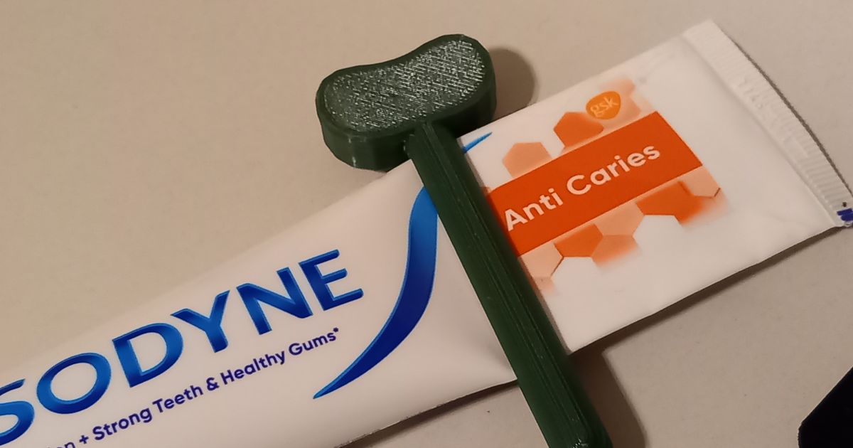 Simple toothpaste squeezer by pzeleny | Download free STL model ...