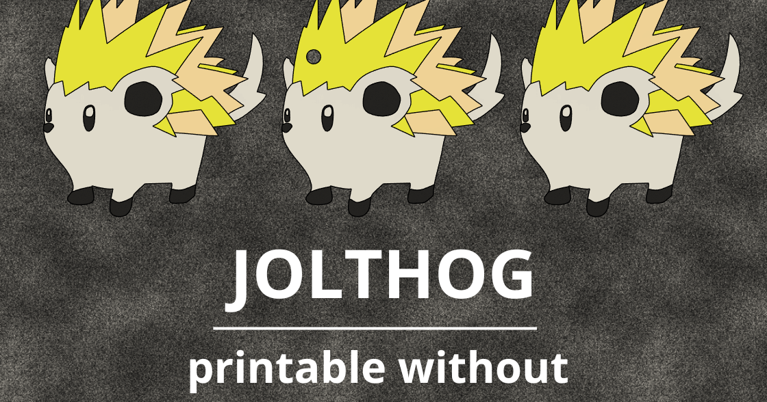 Palworld - Jolthog by Ts3D | Download free STL model | Printables.com