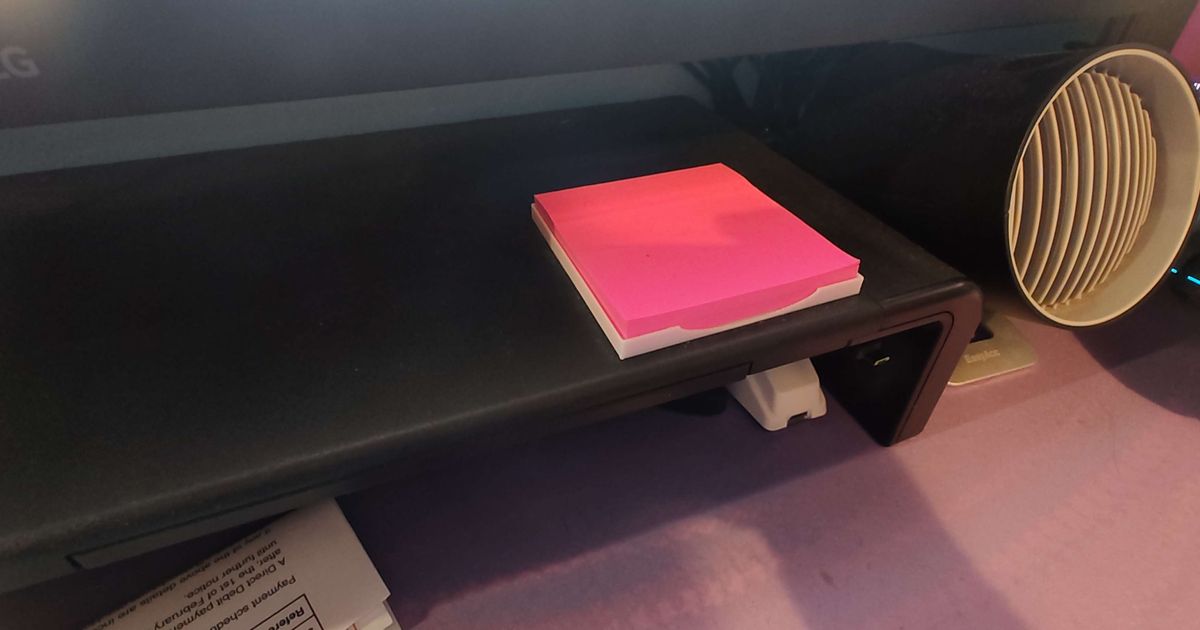 Post it note holder by Jay Bennett | Download free STL model ...
