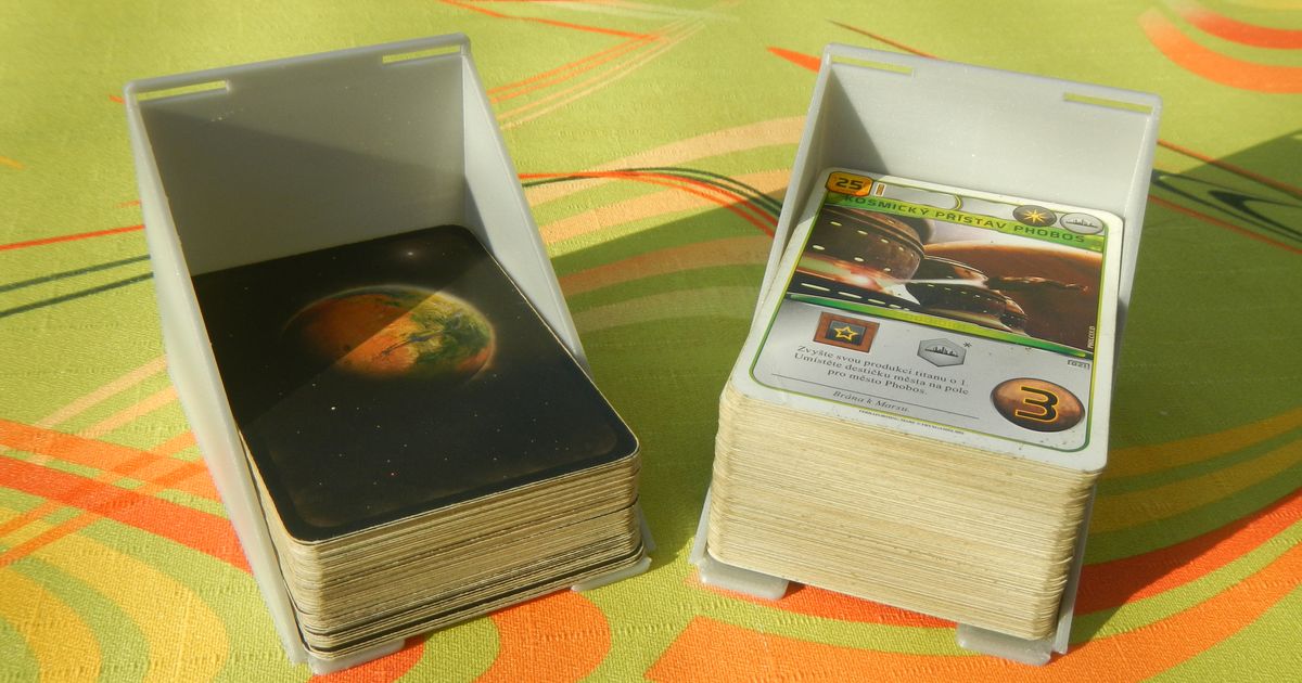 Card box and draw/discard tray by Jiri Fiala | Download free STL model ...