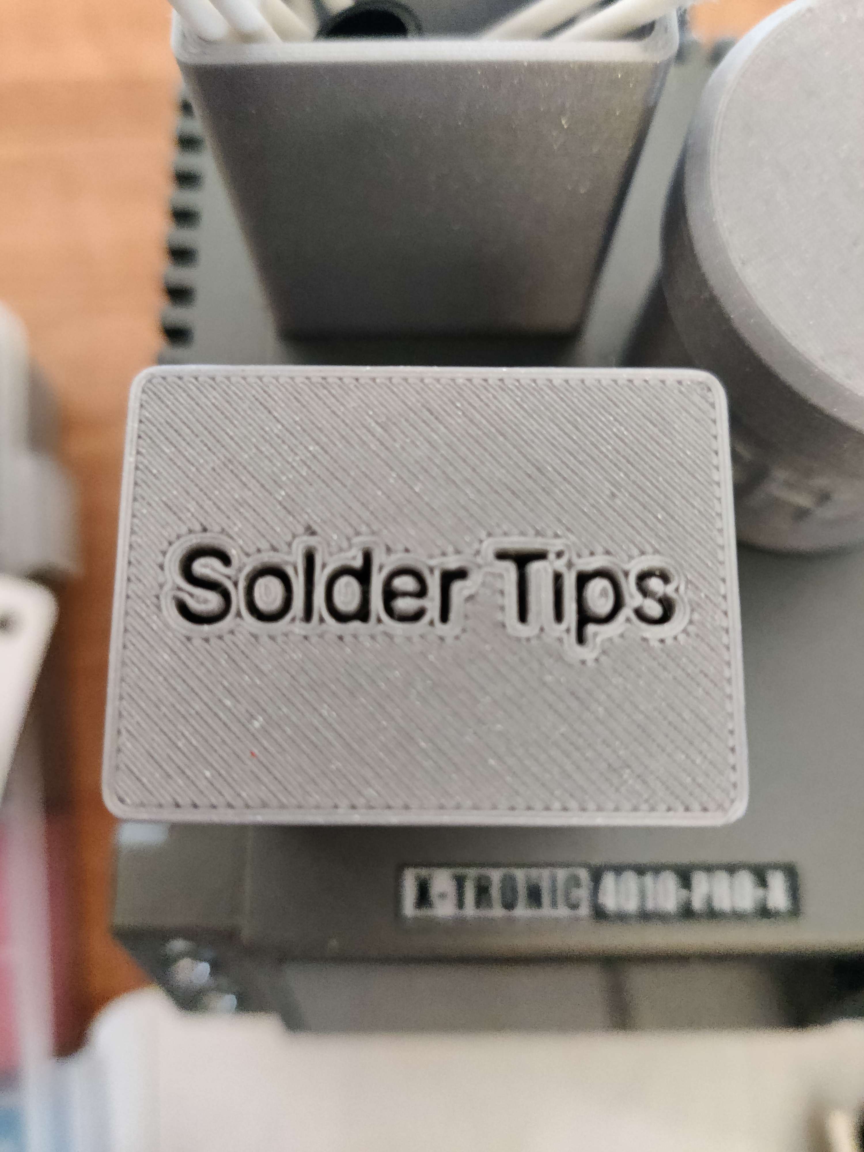 X-Tronic Solder Tip Storage by Vanelan | Download free STL model ...