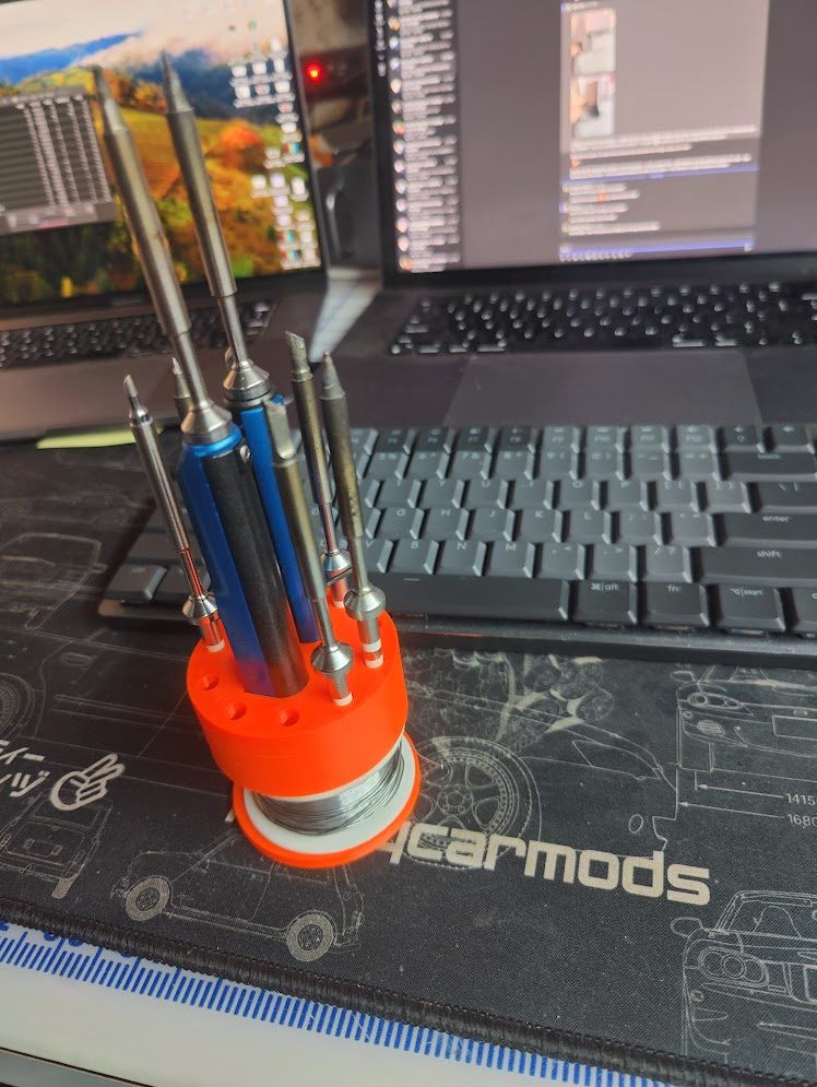 TS100 Soldering Iron Organizer by spyder46n2 | Download free STL model ...