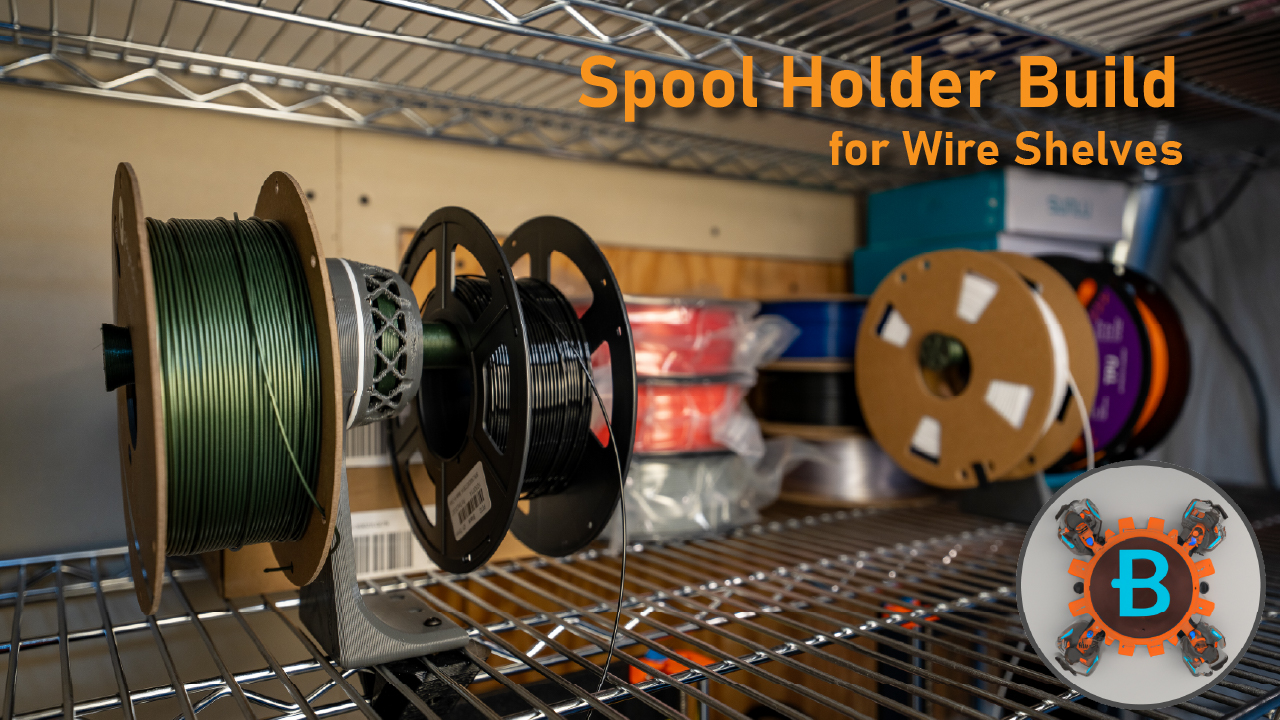 Spool Holder for Wire Shelves by BubsBuilds | Download free STL model ...