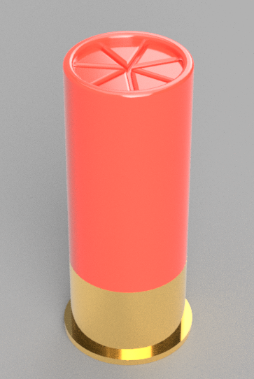 shotgun cartridge key ring by tatane 8 | Download free STL model ...