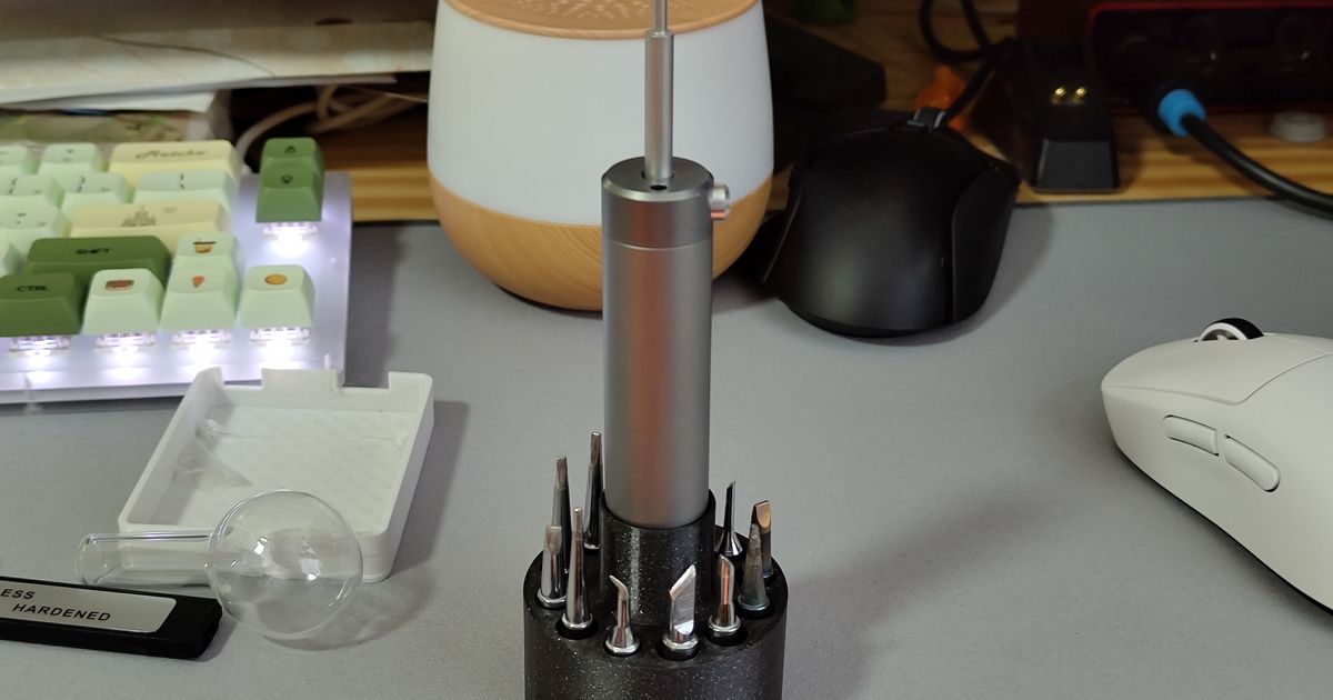 SS02 & Soldering Tips Holder by Mlynar | Download free STL model | Printables.com