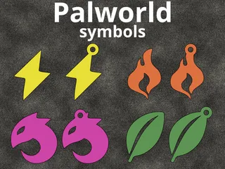 Palworld Symbols collections - 1 by Ts3D | Download free STL model ...