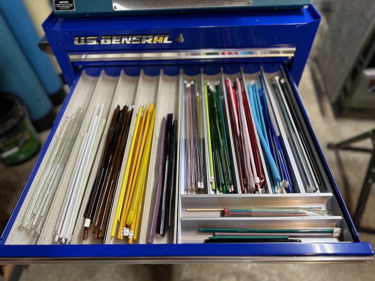 Storage Trays for Glass Rod by acmfox | Download free STL model ...