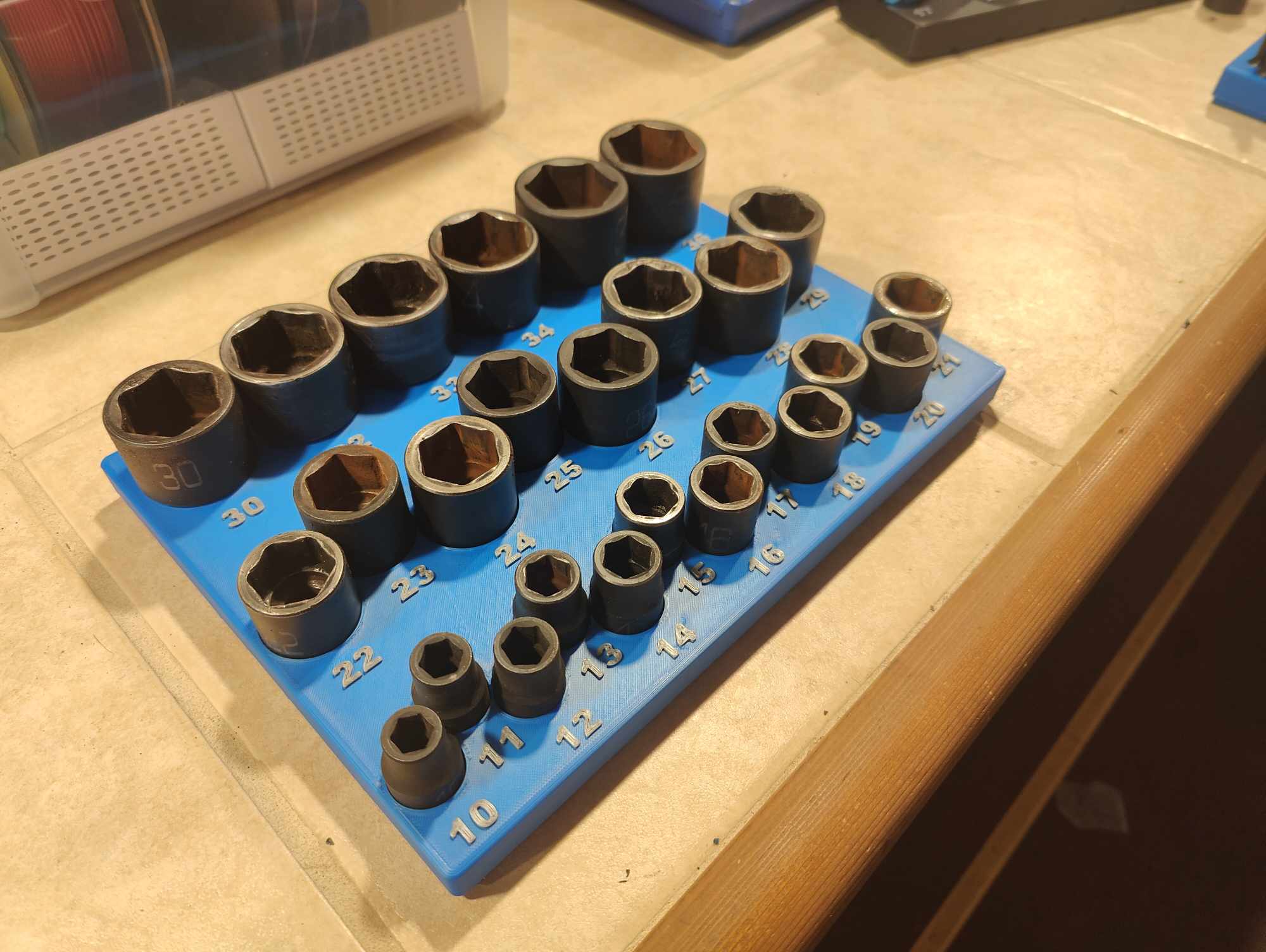 Gridfinity Matco ADV half inch Sockets par Joseph Day | Téléchargez ...