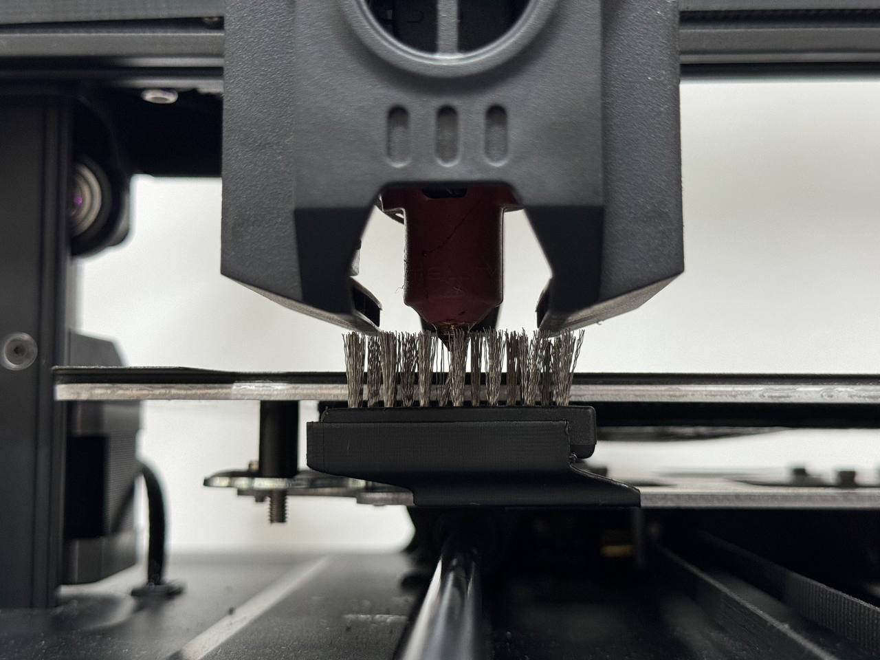 Ender 3 V3 KE and SE automatic nozzle cleaning brush. by Alehandoro VR ...