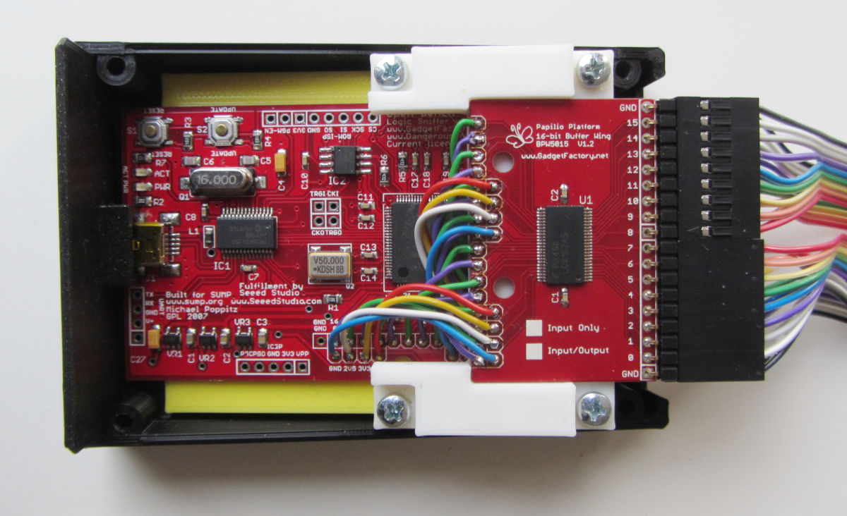 Open Logic Sniffer box including aligned wing board by fjkraan ...