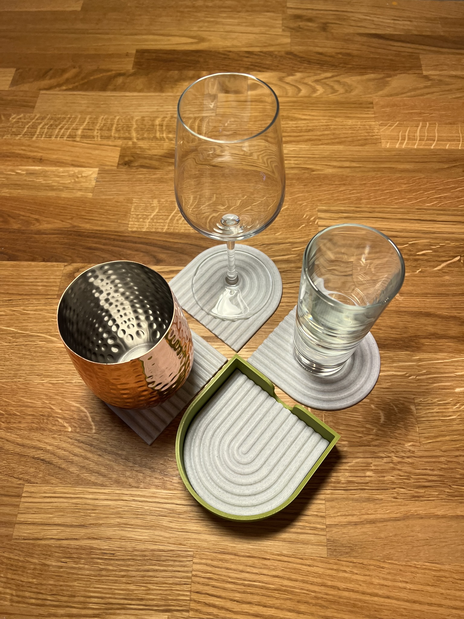 Modern & Stylish Coasters by Extruterrestrial | Download free STL model ...