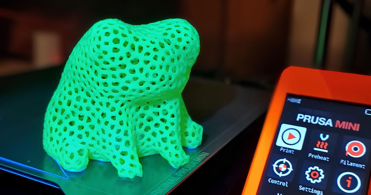 Fred The Frog Voronoi by Cipis | Download free STL model | Printables.com