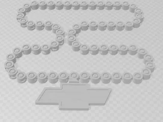 American flag chevy emblem necklace by Bryce Peterson | Download free ...