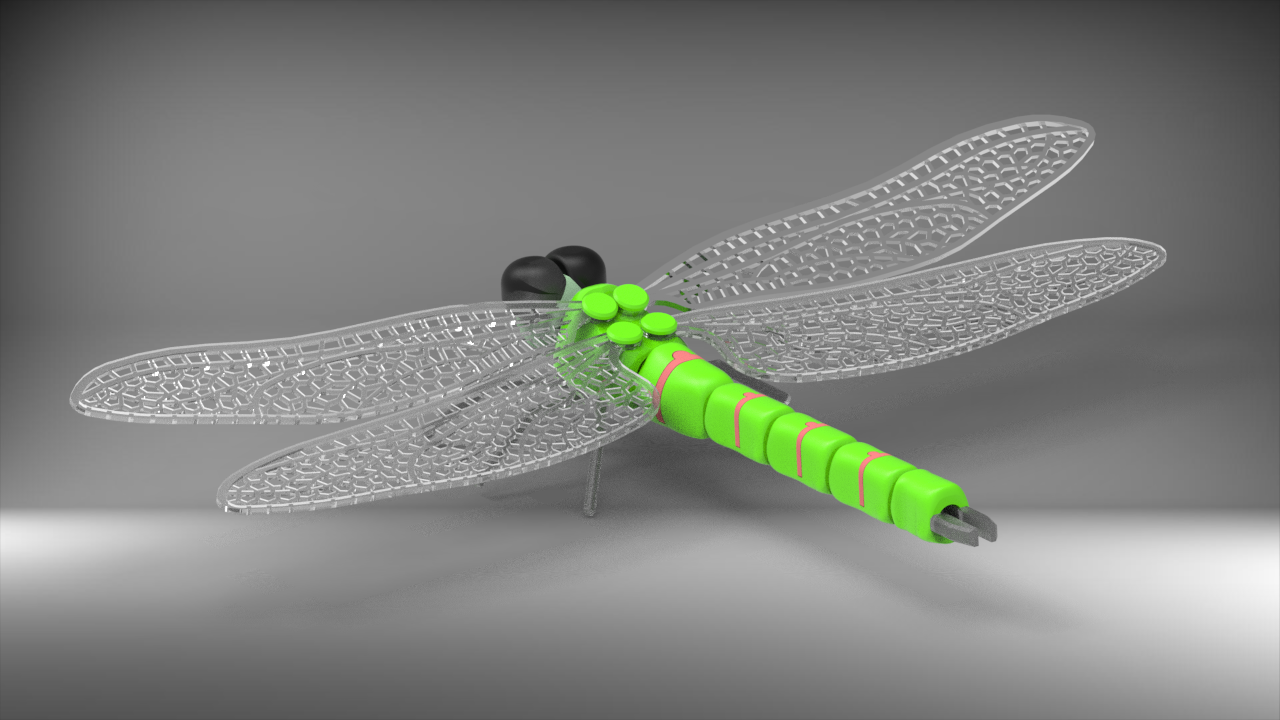 dragon-fly by wolf3D | Download free STL model | Printables.com