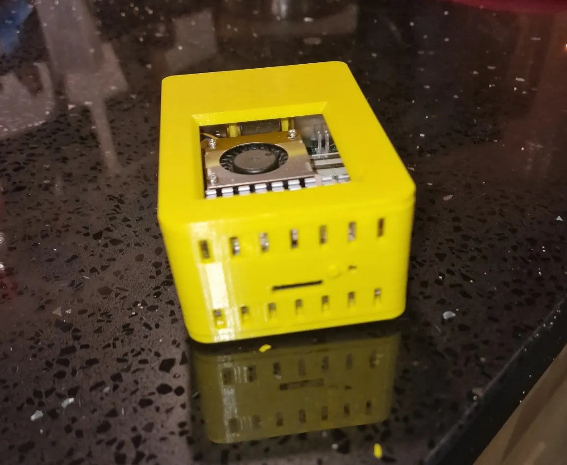 Raspberry Pi 5 PCIe NVMe Case for Pimoroni NVMe Base by jeepers01 ...