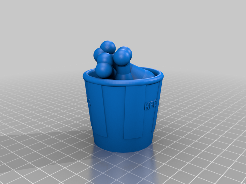 KFC Bucket by Gurīn | Download free STL model | Printables.com