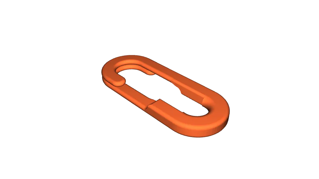 Split ring clip by Space-Ace | Download free STL model | Printables.com