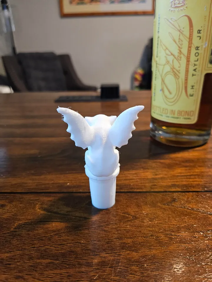 Gargoyle Bottle Stopper by mhparsons | Download free STL model ...