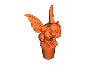 Gargoyle Bottle Stopper by mhparsons | Download free STL model ...