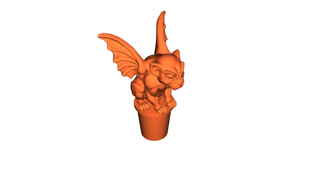Gargoyle Bottle Stopper by mhparsons | Download free STL model ...