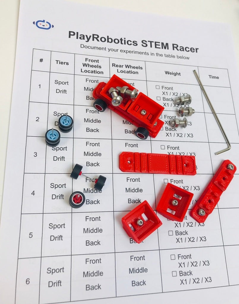 STEM Racer - Modular 3D printed racing car by PlayRobotics | Download ...