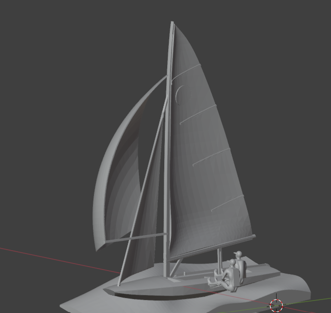 Fireball dinghy by John Swamp | Download free STL model | Printables.com