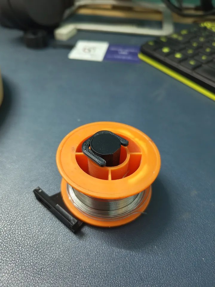 Soldering Wire Spool Holder for IKEA Skadis peg board by MadRajib ...