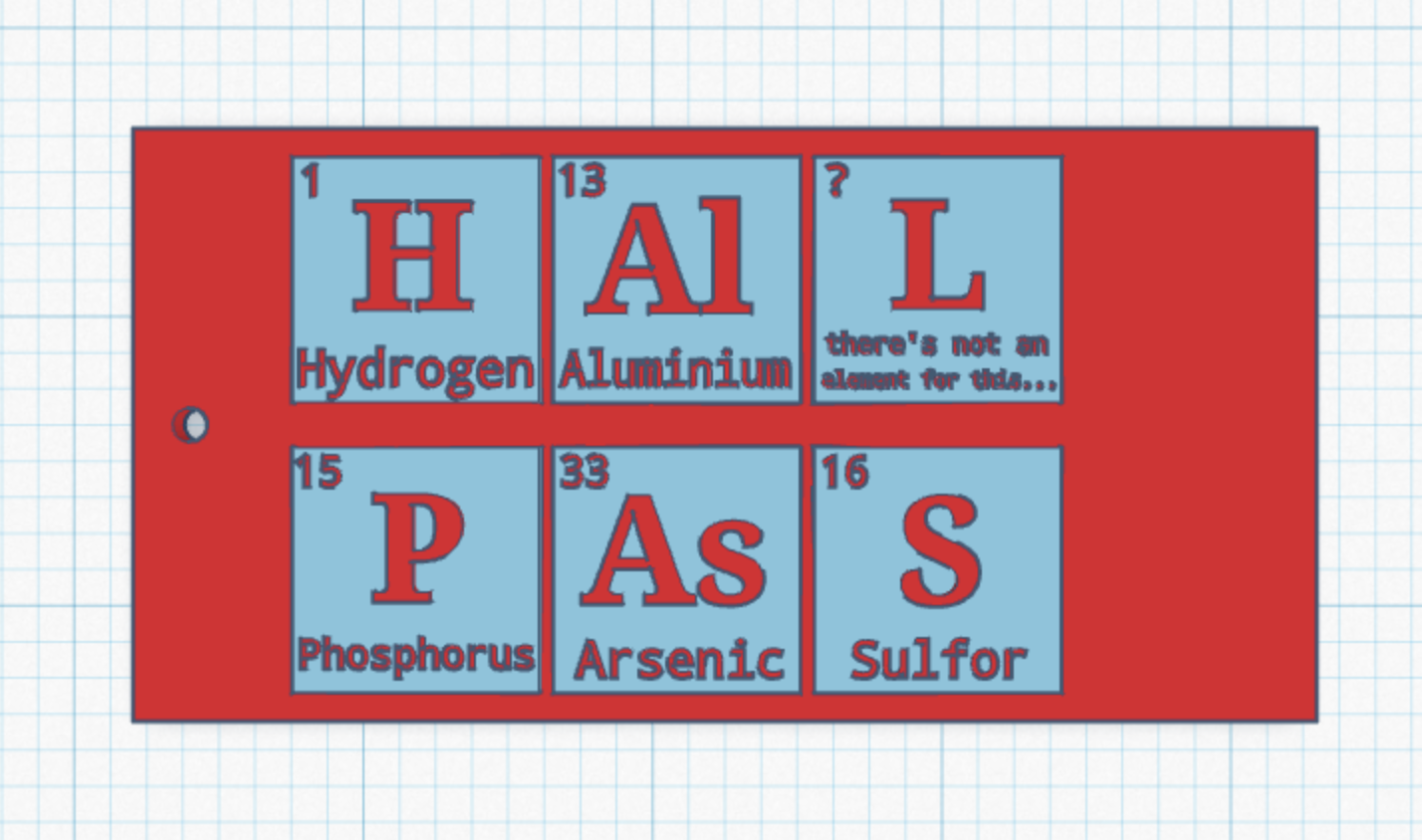 Science Hall Pass by Luke Bolinger | Download free STL model ...