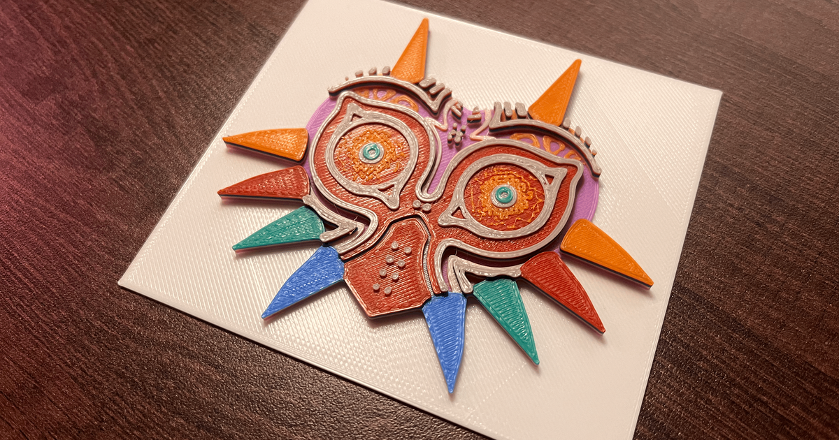 Majora's Mask 2D Art by Underfrog | Download free STL model ...