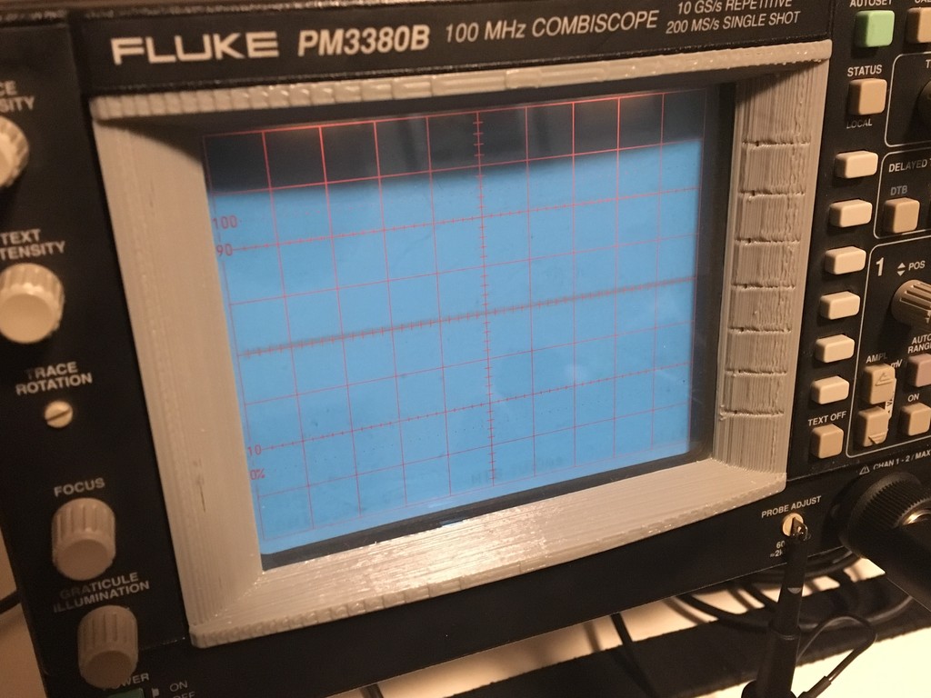 Screen Bezel for Fluke PM33xx CombiScope Oscilloscope by Andrew Keyser ...