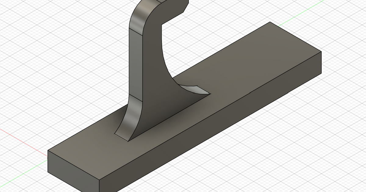 Simple Hook, Command Strip by fabianh | Download free STL model ...