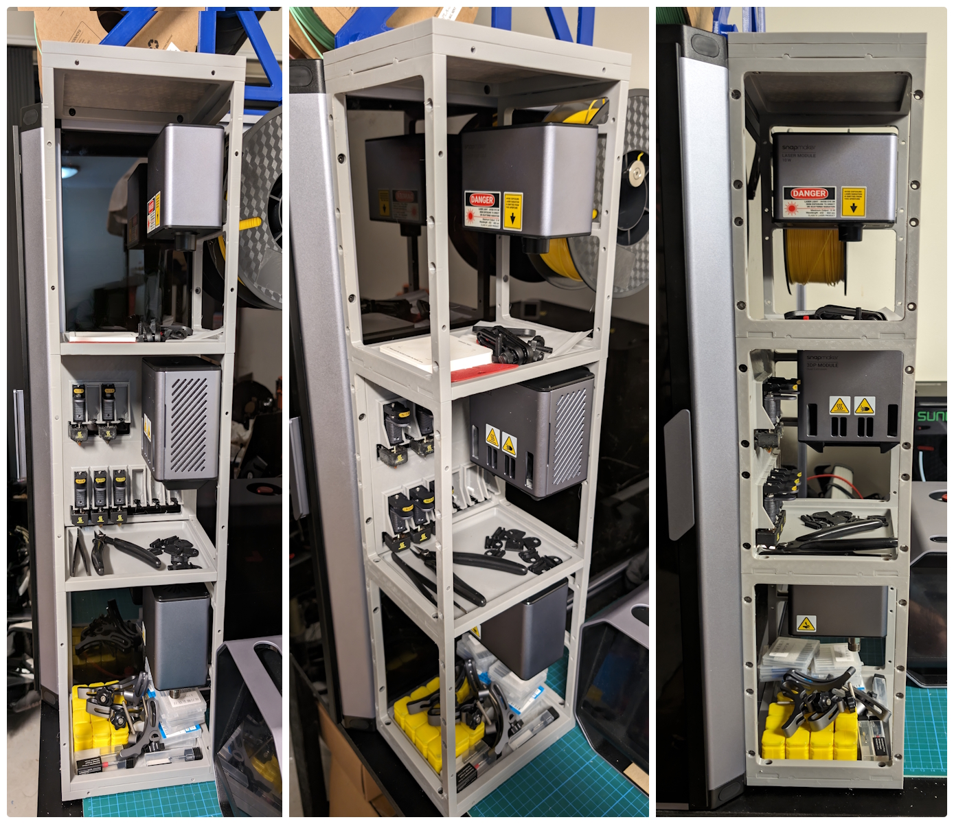 Snapmaker Artisan Modular Side Shelving by Du-z | Download free STL ...