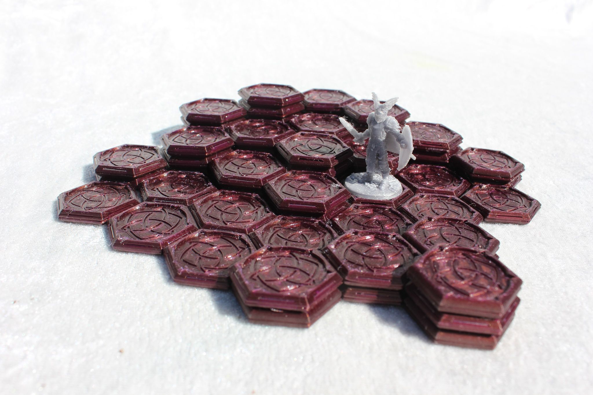 Magnetic Hex tabletop tile. by Lars Martin | Download free STL model ...