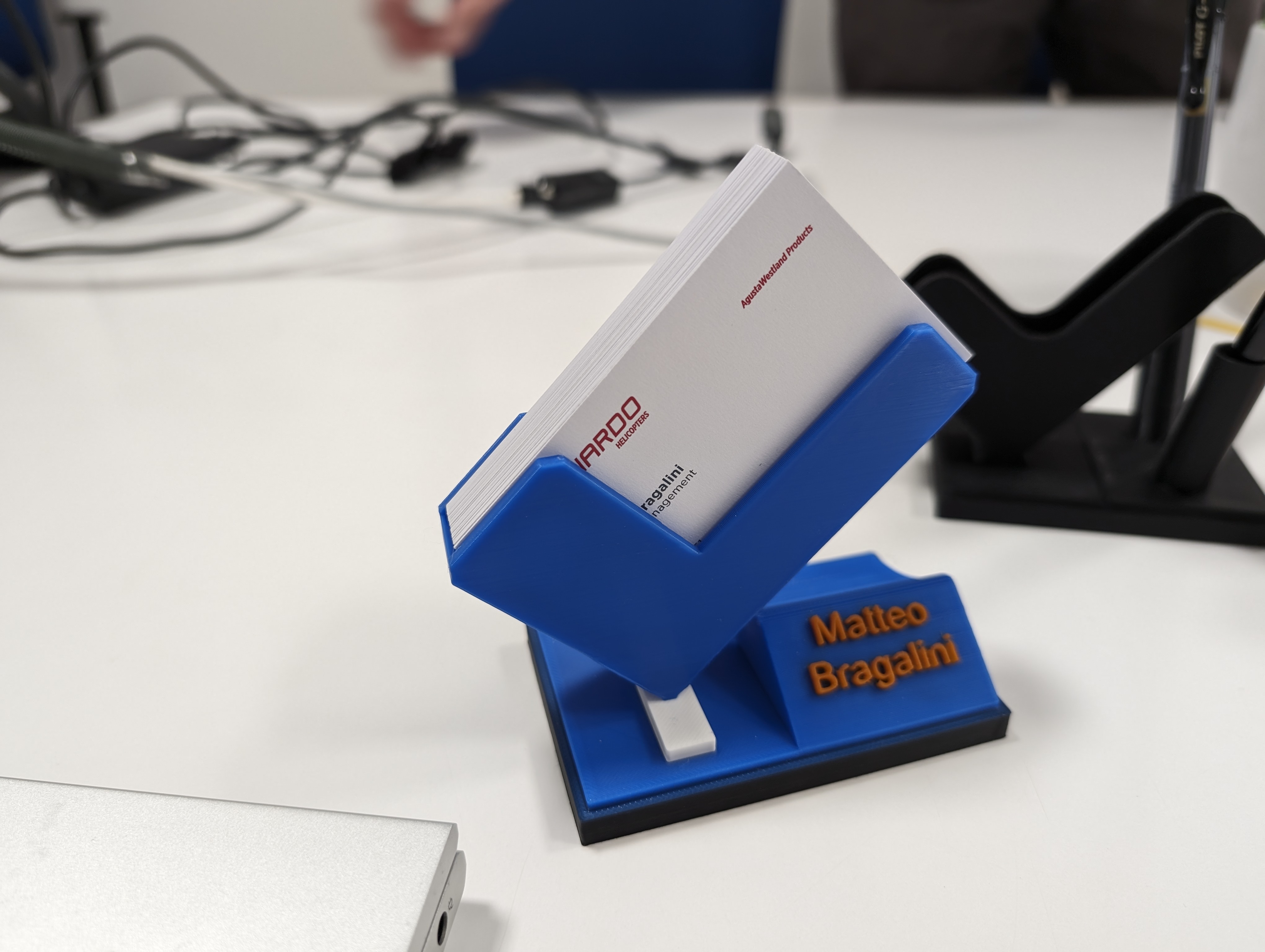 Customizable business card holder by 3dMakerIdea | Download free STL ...