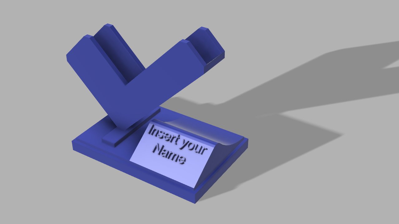Customizable business card holder by 3dMakerIdea | Download free STL ...