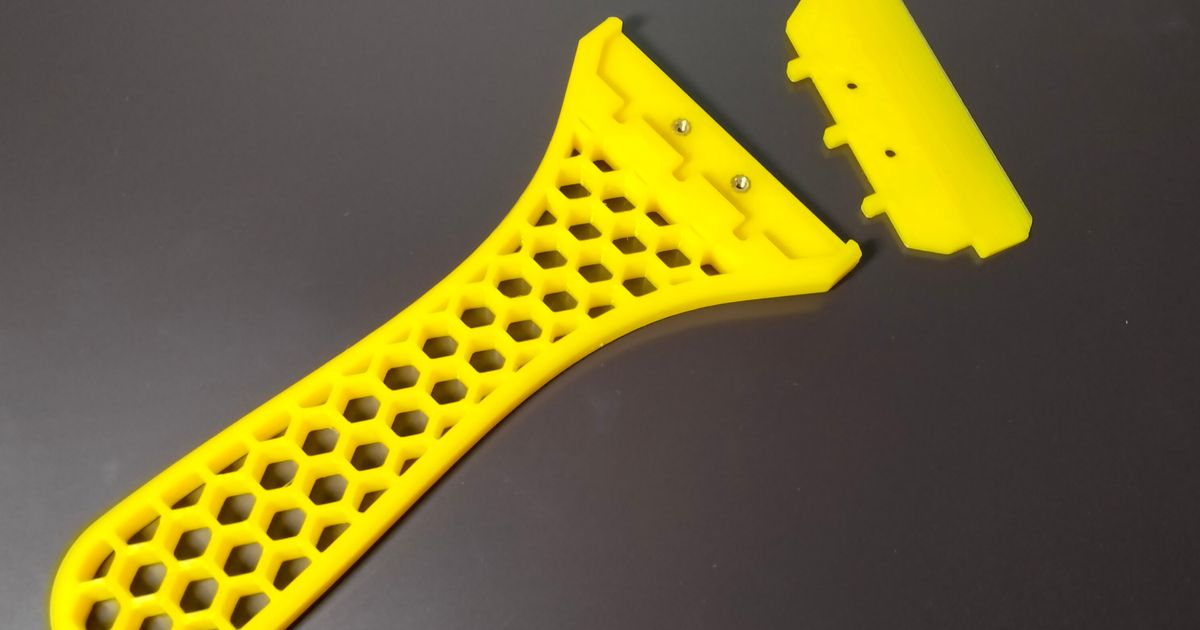 Printable Bed Scraper With Replacable Blades by Joseph Clarke ...