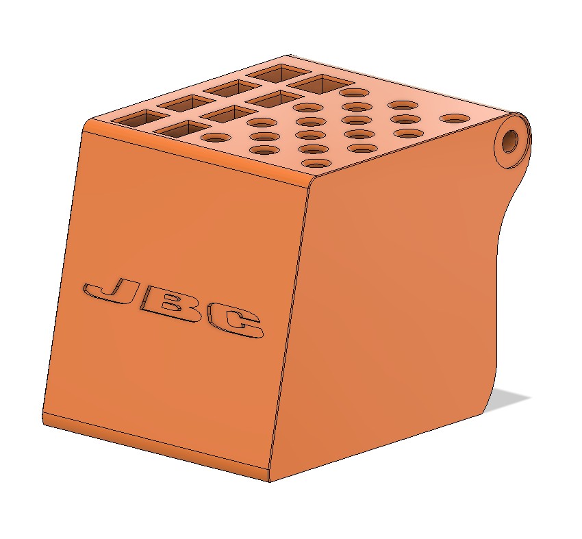 JBC Soldering Iron Tips and Tweezers Storage Box for 11+8 pcs. v1.1 by ...