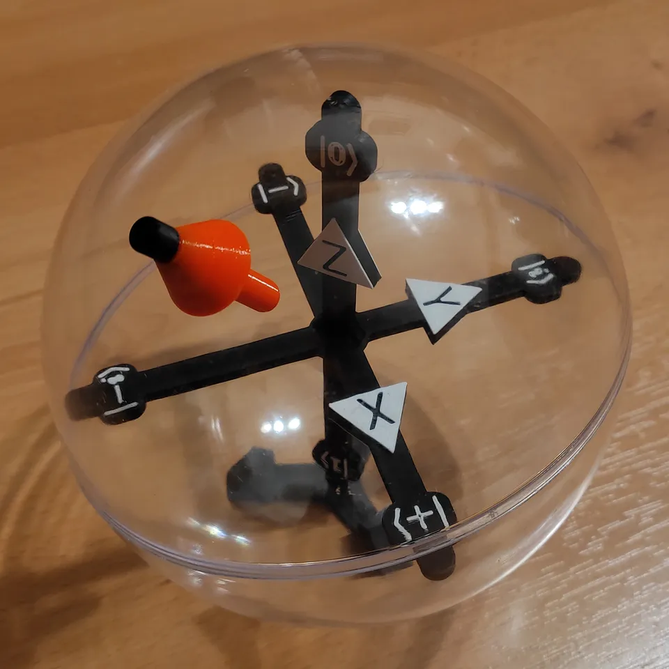 Bloch sphere (Qubit) model by janek | Download free STL model ...