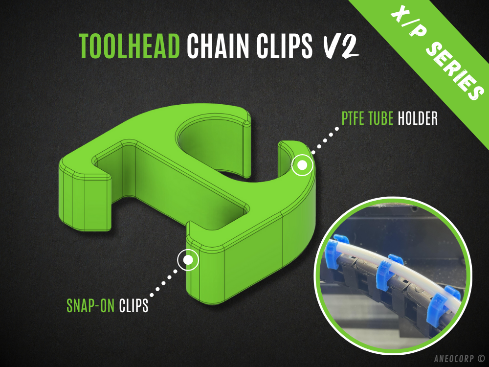 Toolhead Chain Clips V2 - X/P Series von AneoPsy | Kostenloses STL ...