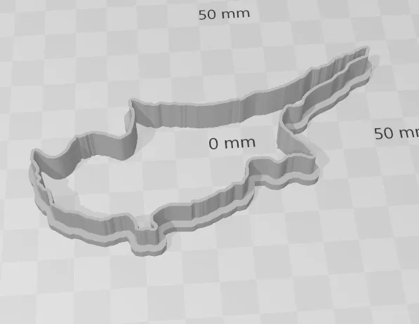 Cyprus Cookie Cutter 02cm - 10cm by kapiosk | Download free STL model ...