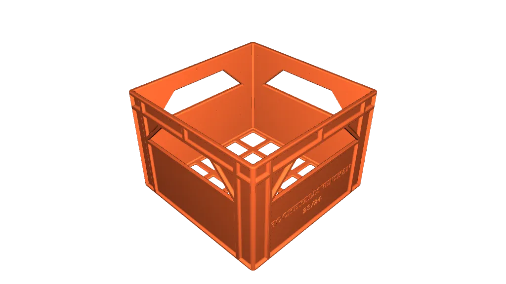 Beer crate, Brynäs by Wallesurf | Download free STL model | Printables.com